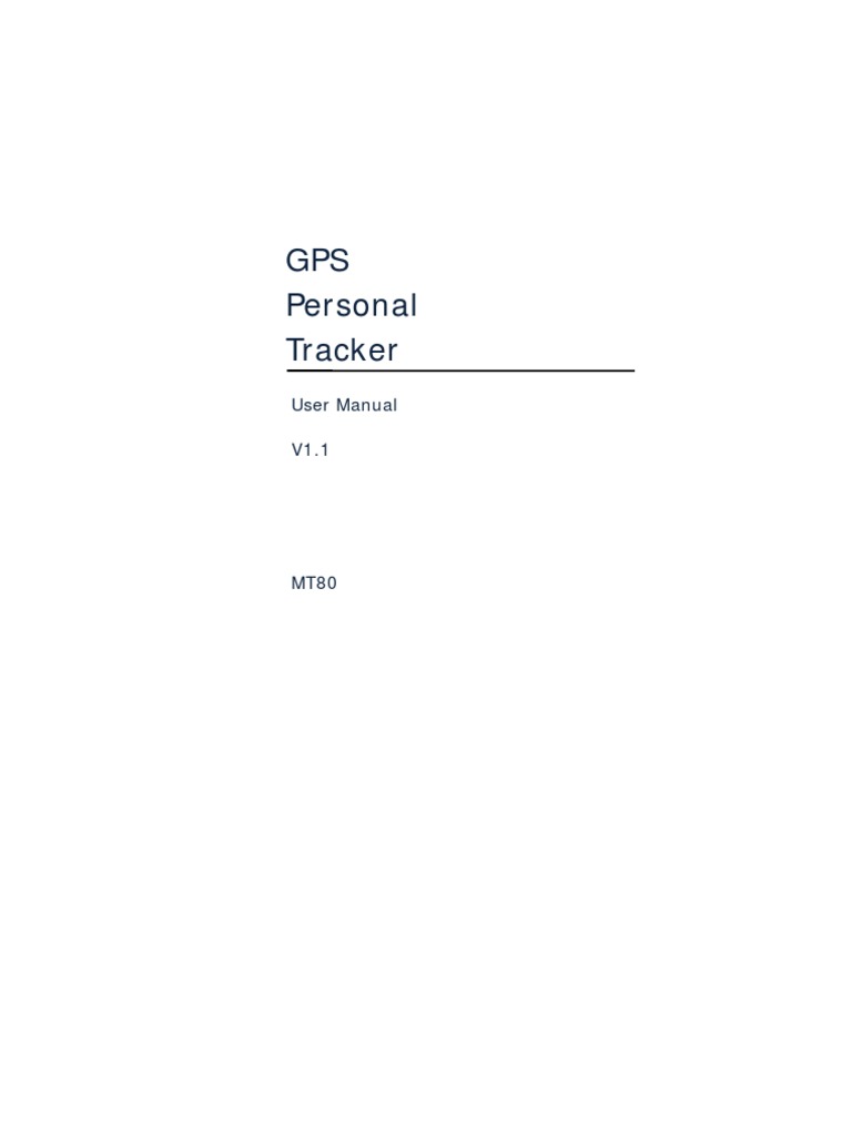 MT80 GPS Tracker User Manual | PDF | Subscriber Identity Module ...
