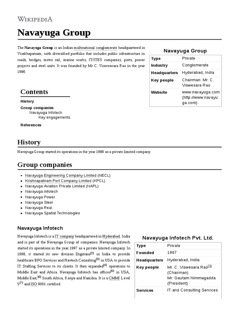 Navayuga Group | PDF | Business