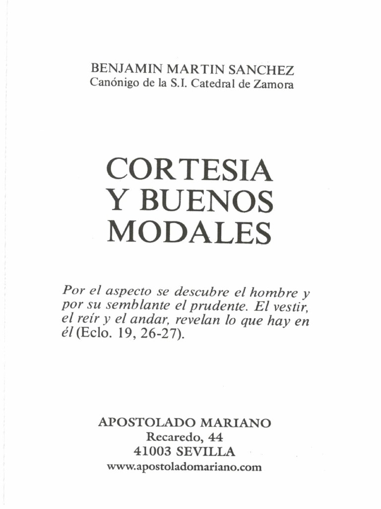 Buenos Modales PDF | PDF