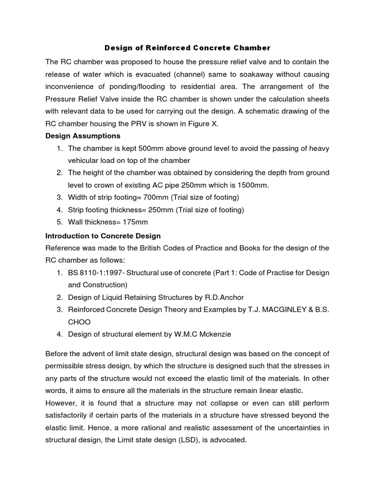 RCC Chamber Design for Hydraulic Control | PDF | Strength Of Materials ...
