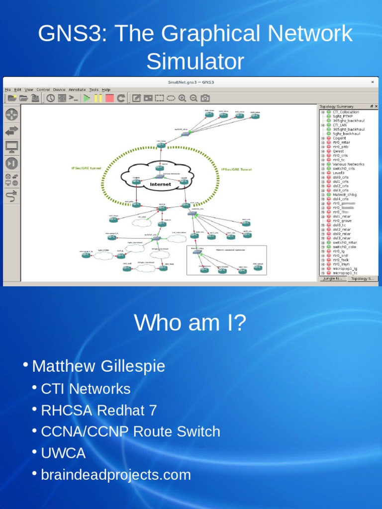 GNS3 | Download Free PDF | Router (Computing) | Virtual Machine