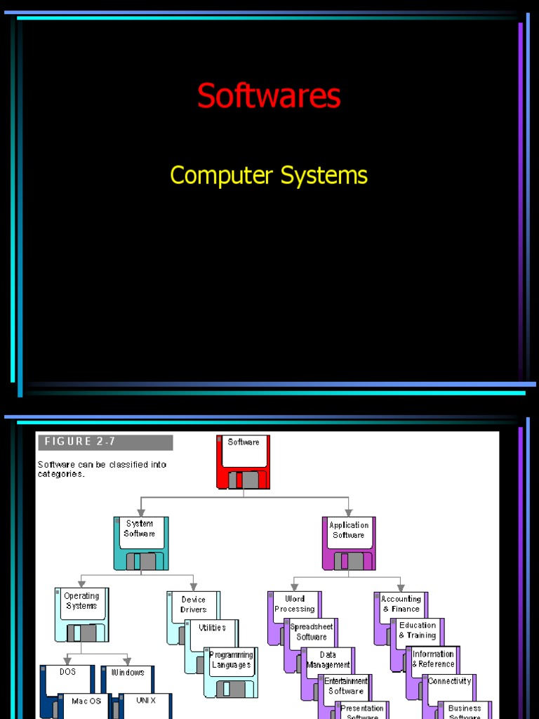 Softwares: Computer Systems | PDF | Operating System | Computer Program