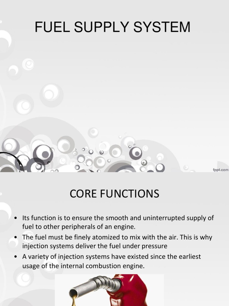 Diesel Engine Fuel Supply Systems Explained | PDF | Fuel Injection ...