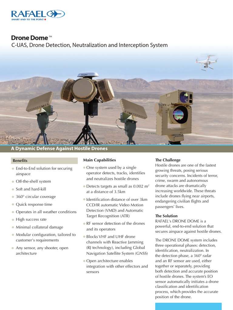 Drone Dome Updated March 19 1 | PDF | Unmanned Aerial Vehicle | Radar