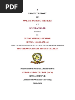 Online Banking Project Work | PDF | Online Banking | Banks & Banking