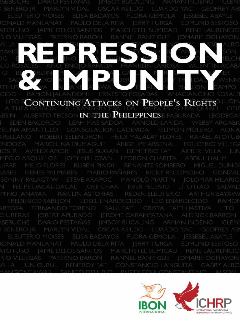 Repression and Impunity Revised | PDF | Rodrigo Duterte | Social ...