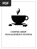 Coffee shop management system c# | Unified Modeling Language ...