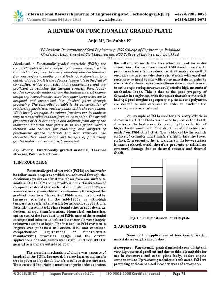 Basic of FGM | PDF | Materials Science | Stress (Mechanics)