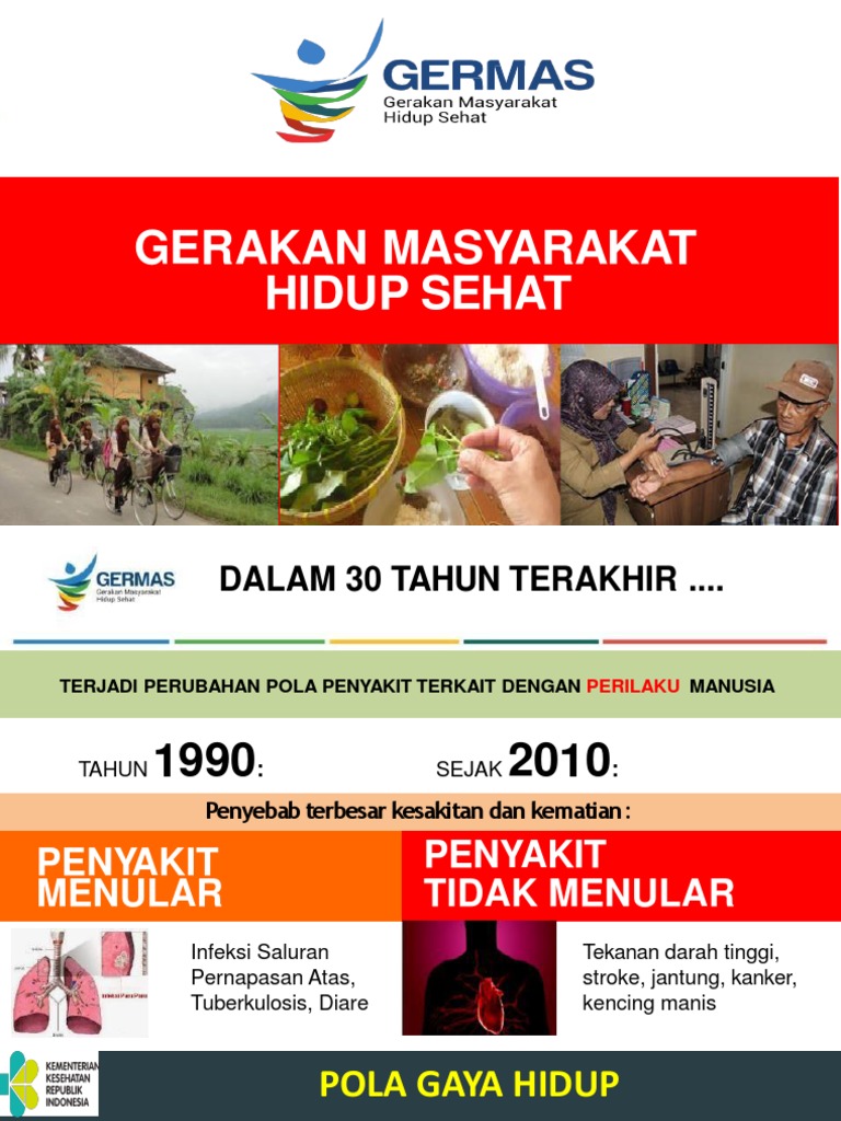 GERMAS (Gerakan Masyarakat Hidup Sehat) | PDF