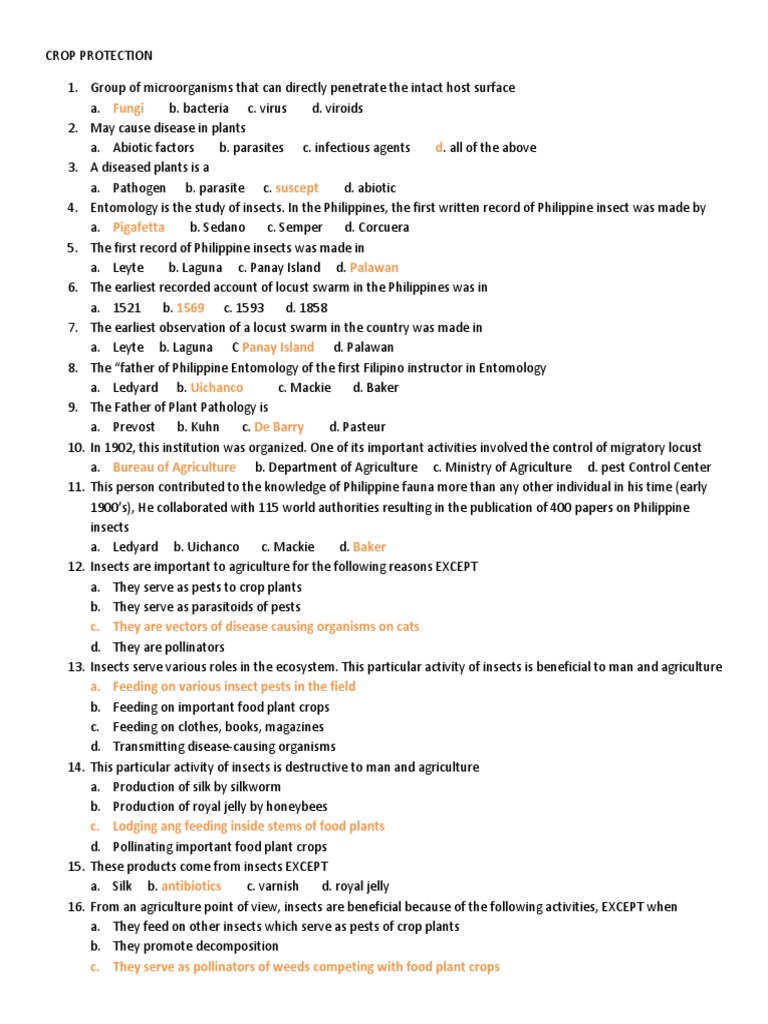 Crop Protection | PDF | Plant Virus | Weed