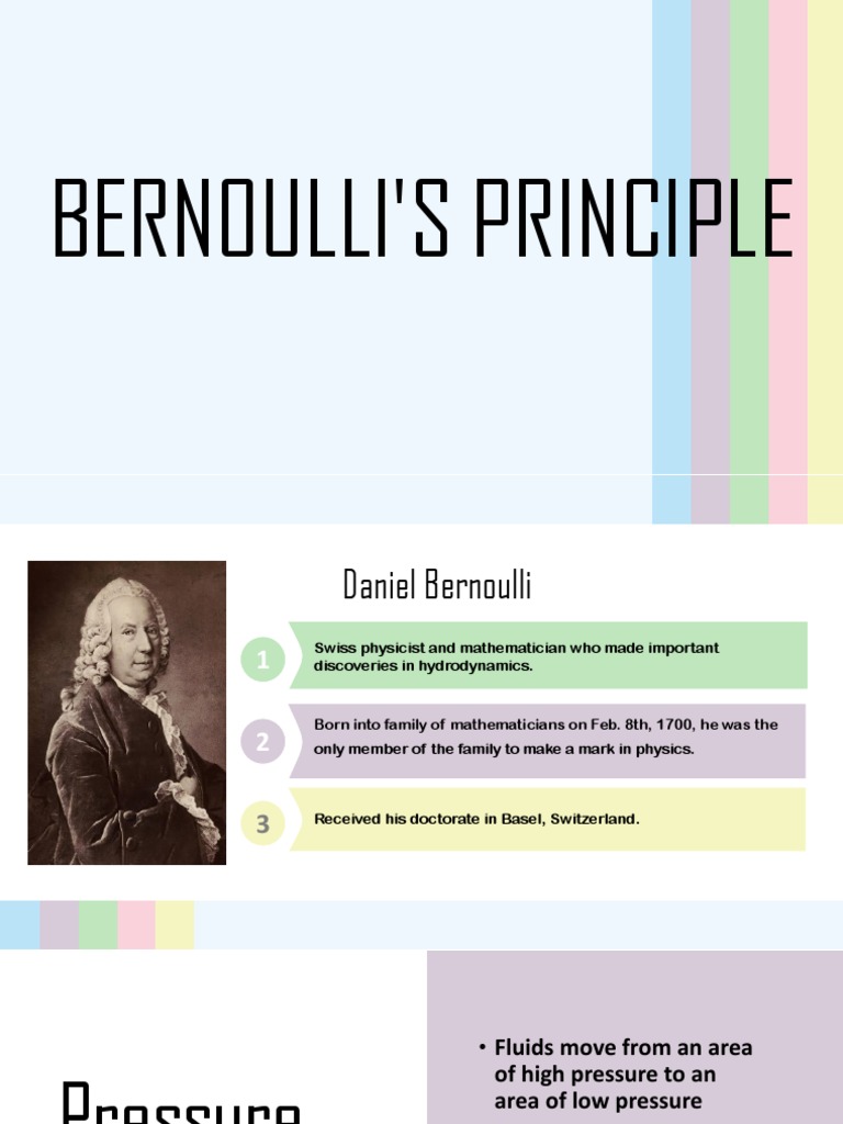 Bernoulli's Principle | PDF | Wing | Lift (Force)