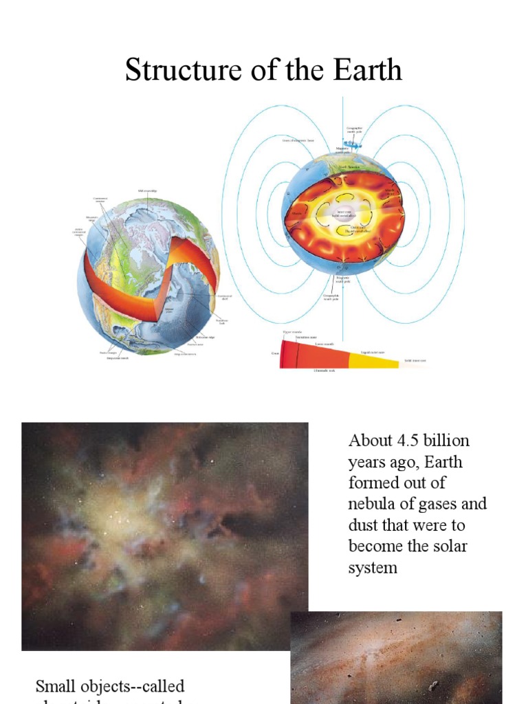Structure and Formation of Earth | PDF | Atmosphere | Crust (Geology)