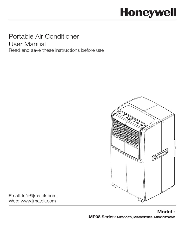 Honeywell Mp8cesww Portable Ac Owners Manual | PDF | Air Conditioning ...
