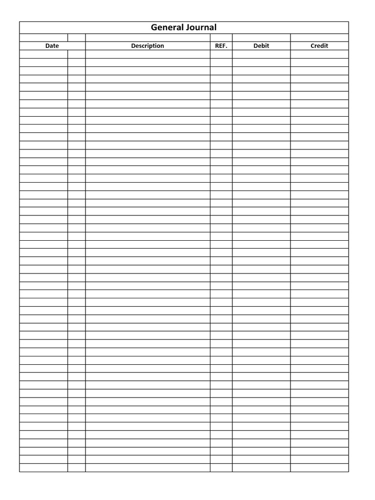 General Journal | PDF | Finance & Money Management