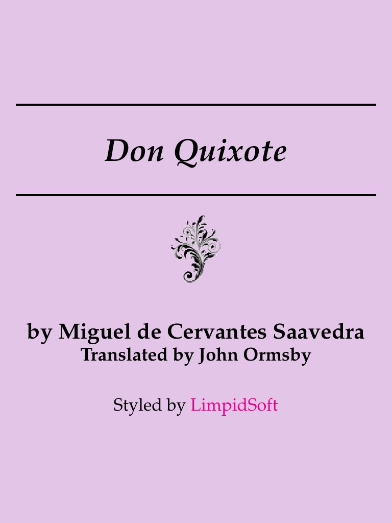Don Quixote | PDF | Don Quixote | Miguel De Cervantes