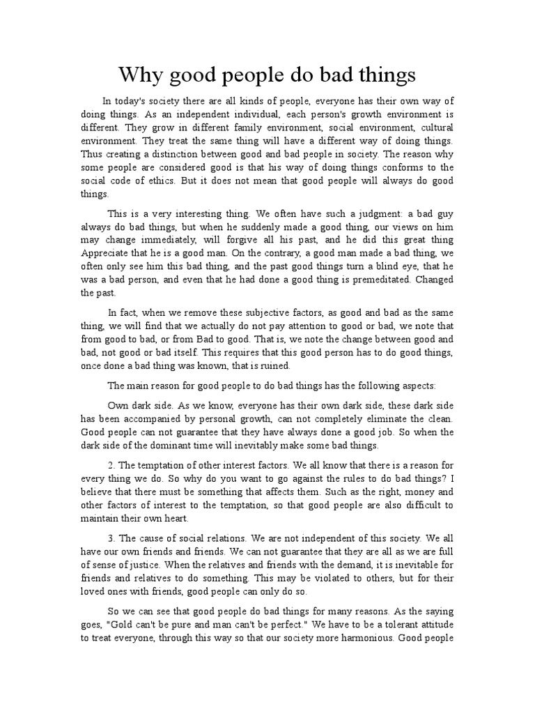 Understanding Moral Ambiguity | PDF | Charitable Organization ...