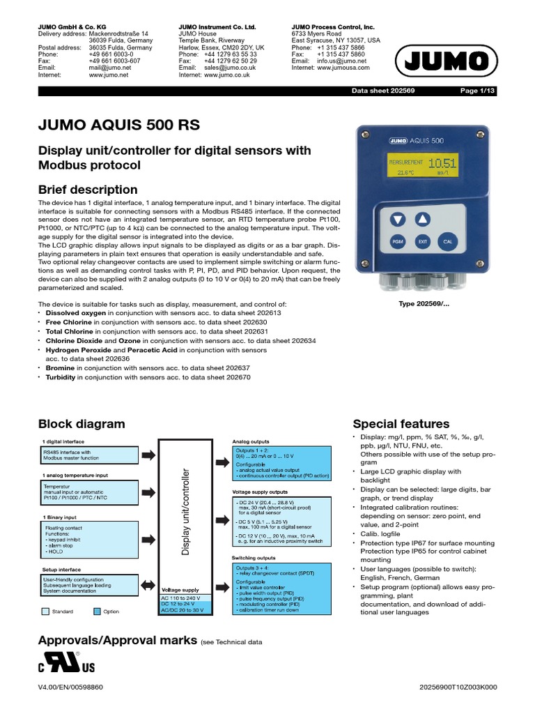 Jumo | PDF | Relay | Direct Current