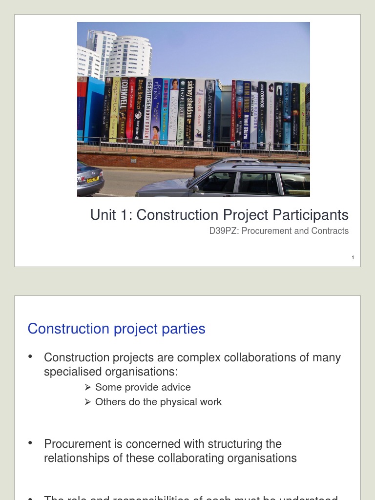 Construction Project Stakeholders Guide | PDF | General Contractor ...