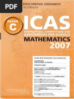 ICAS Science Answer Key 2010-2018 All Papers | PDF