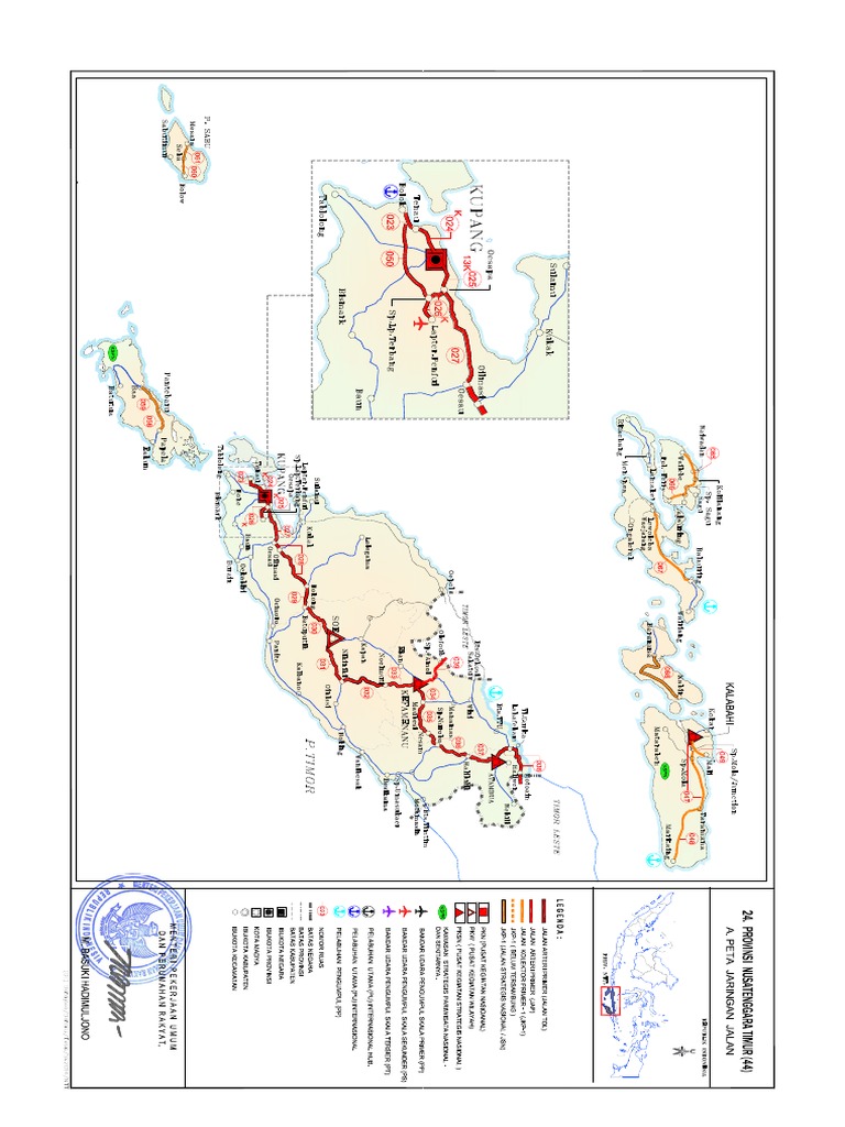 Peta Provinsi Nusa Tenggara Timur 2 | PDF