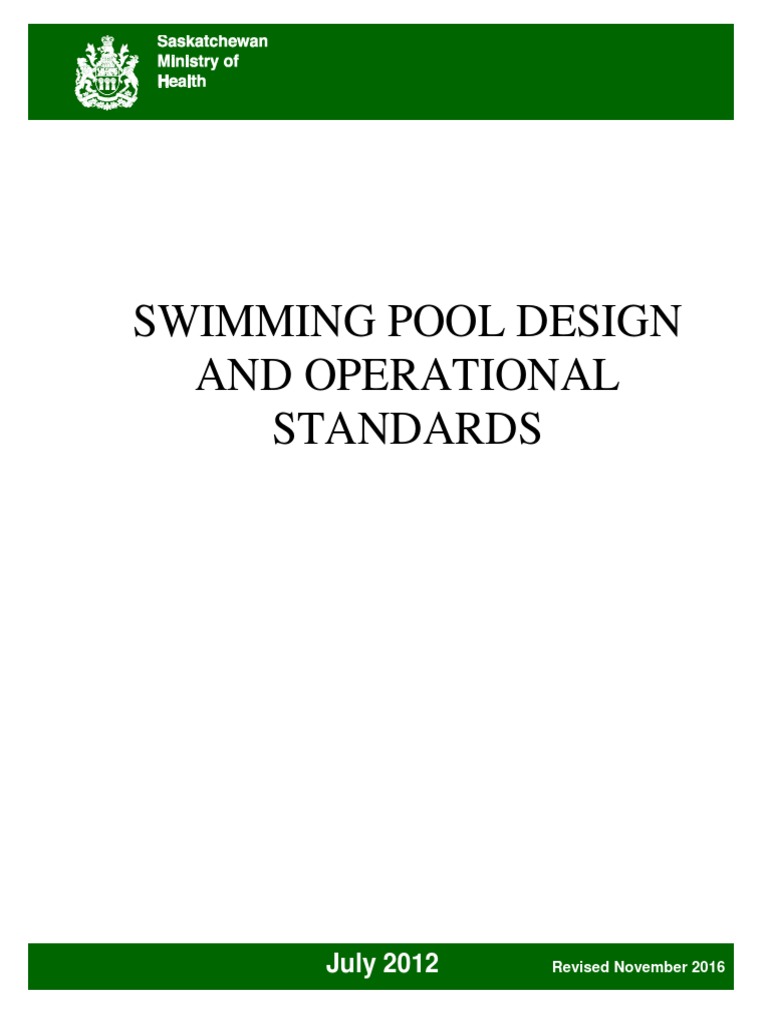 Pool Standards PDF | PDF | Swimming Pool | Stairs