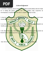 Acknowledgement..certificate FOR PROJECT | PDF