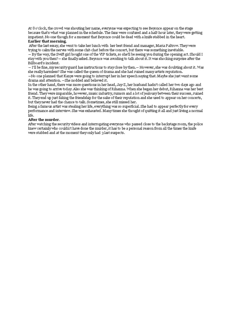 Short Bad Story | PDF | Art