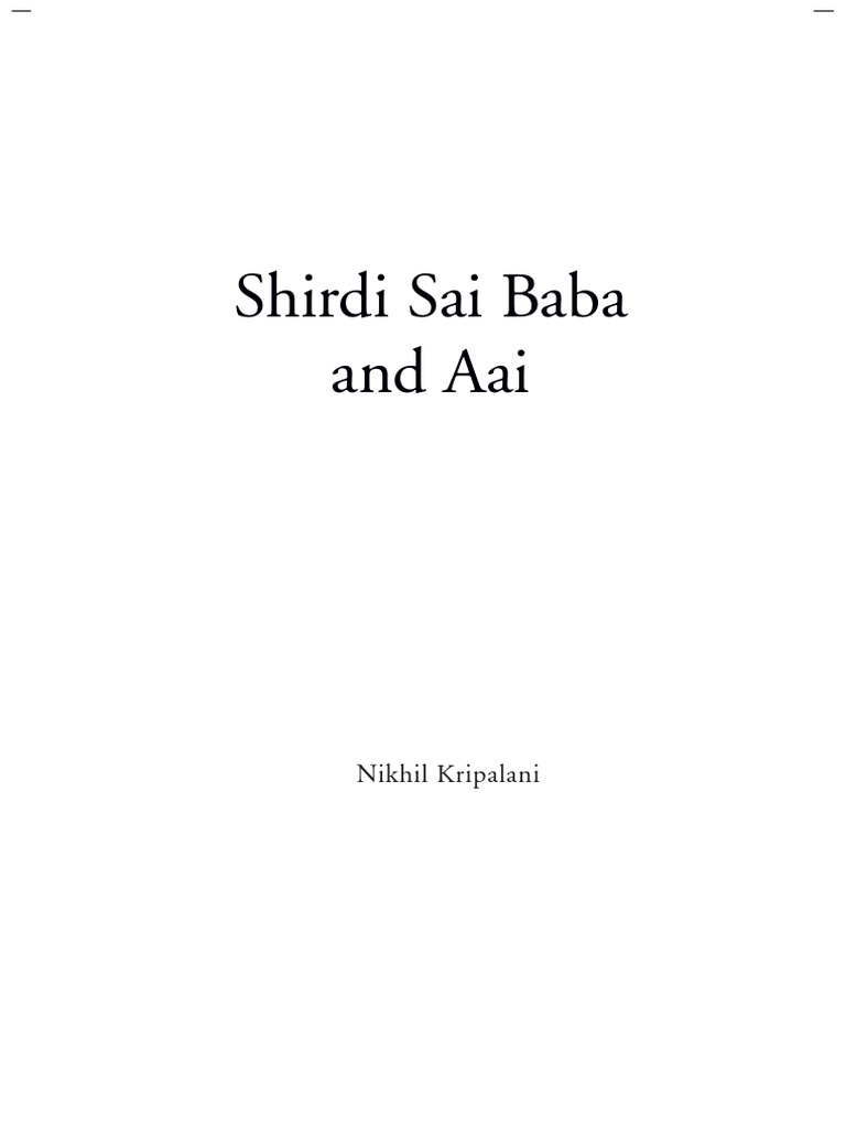 Sai Baba's Miracles & Aai's Devotion | PDF | Foods