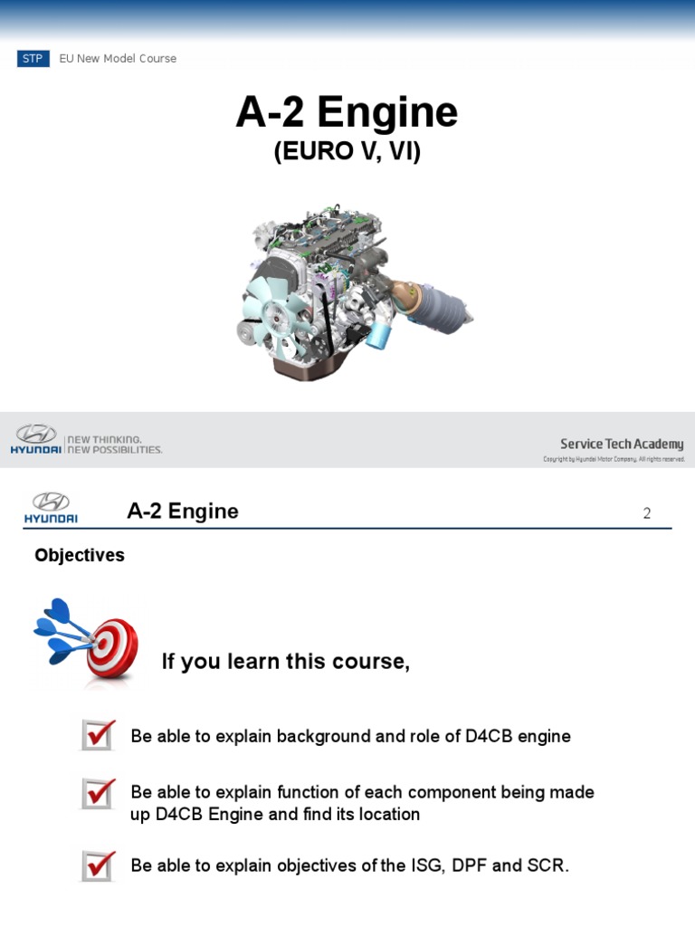 1 Eu h350 1 Engine A2 (Denso) Slide | PDF | Fuel Injection | Emission ...