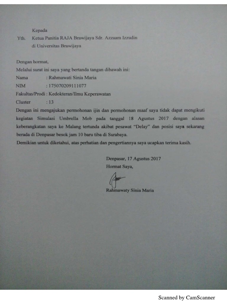 Surat Ijin PDF | PDF