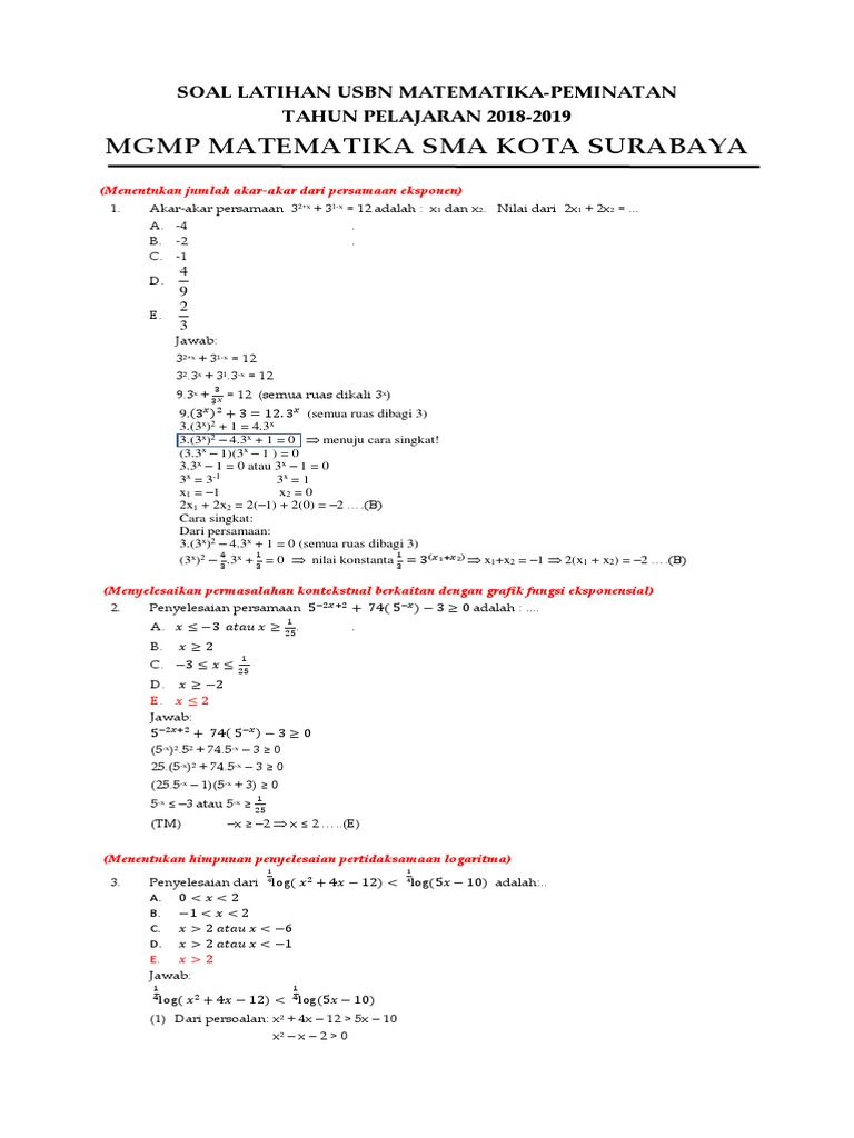 267 - Usbn Mat Minat Paket A | PDF | Metode & Bahan Ajar