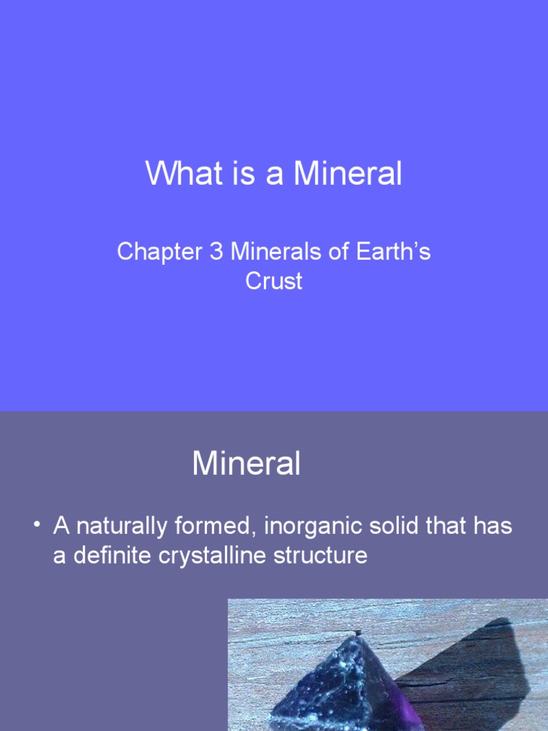 Understanding Earth's Minerals and Crystals | PDF | Minerals | Geology