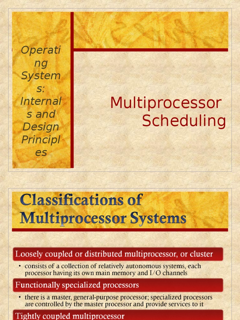 6) Unit II - Multiprocessor Scheduling | PDF | Thread (Computing ... 6) Unit II - Multiprocessor Scheduling | PDF | Thread (Computing ...