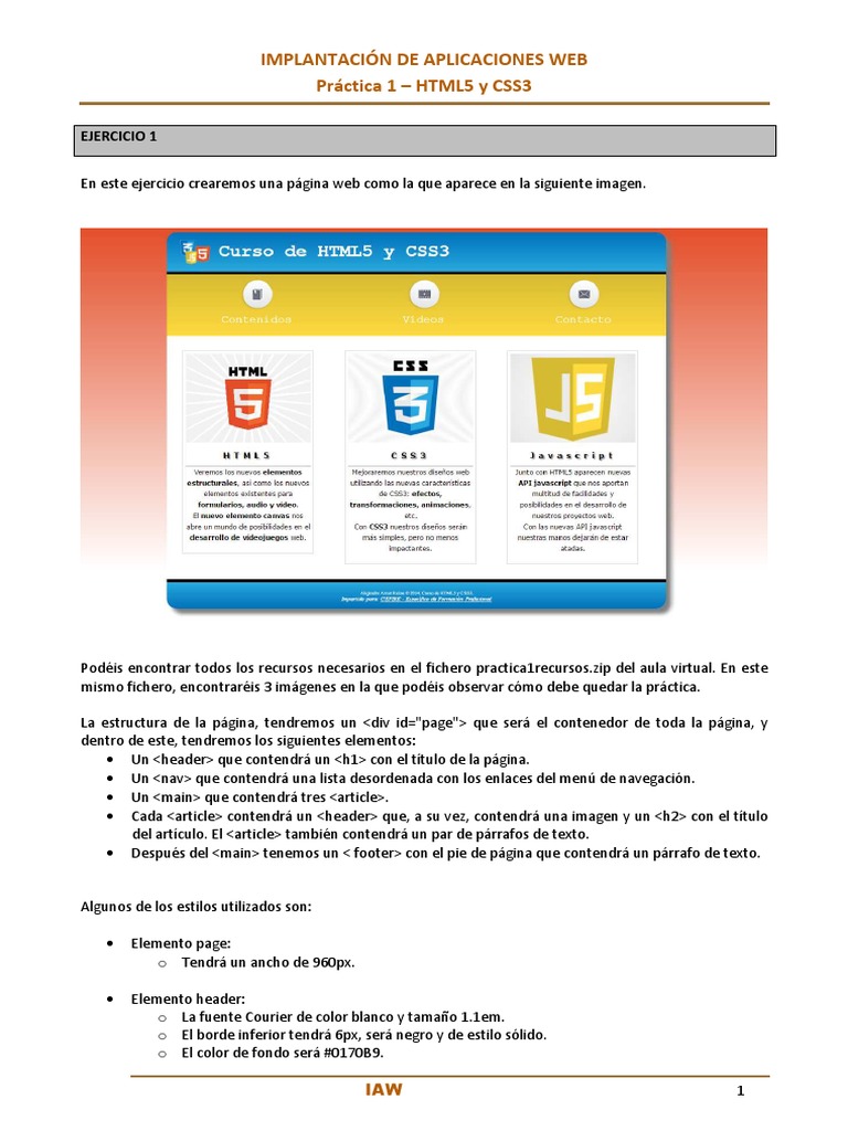 Practica01 | PDF | Hipertexto | Desarrollo de software