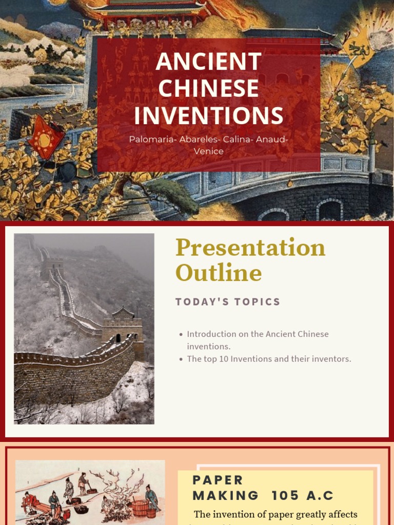 Ancient Chinese Inventions | PDF | Gunpowder | History Of China