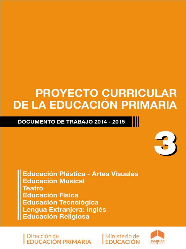 Diseño Curricular De Primaria 2016 1 Pdf Pdf Conocimiento Percepción