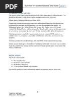 Attachment Report Sample | PDF | Employment | University