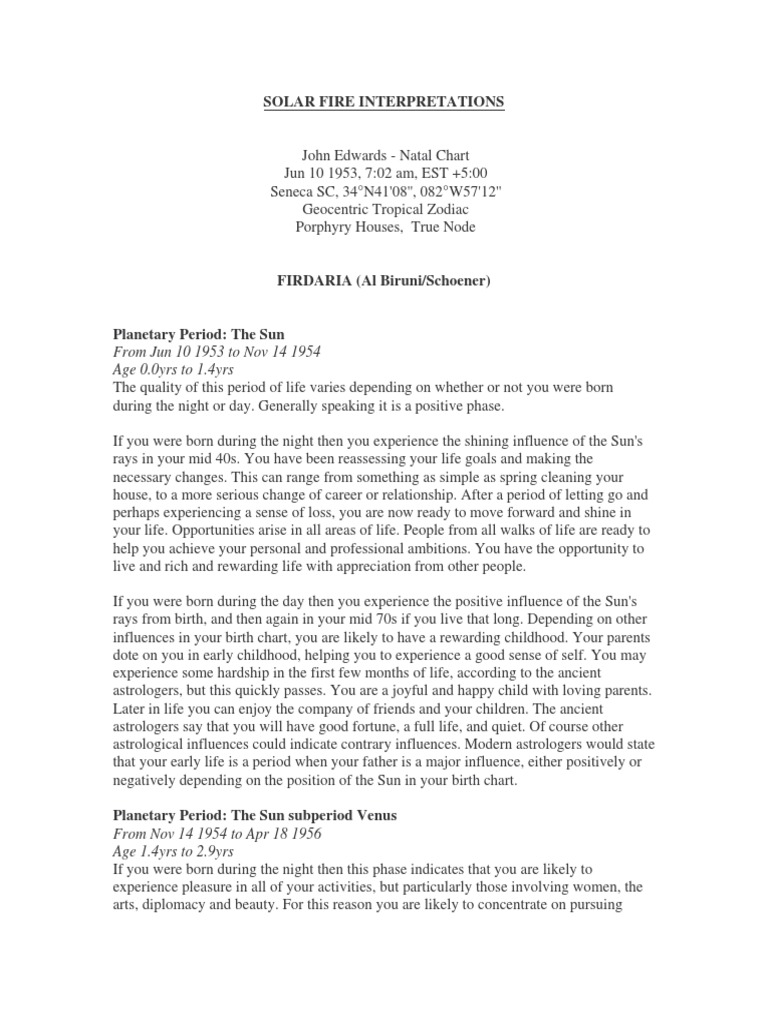 Firdaria PDF | PDF | Horoscope | Friendship