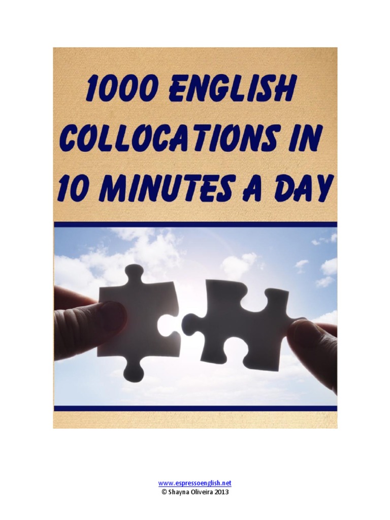 1000 English Collocations E-Book | PDF | Child Custody | Academic Degree