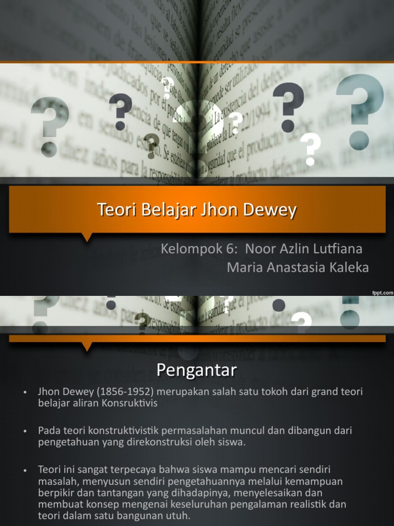 Teori Belajar John Dewey | PDF