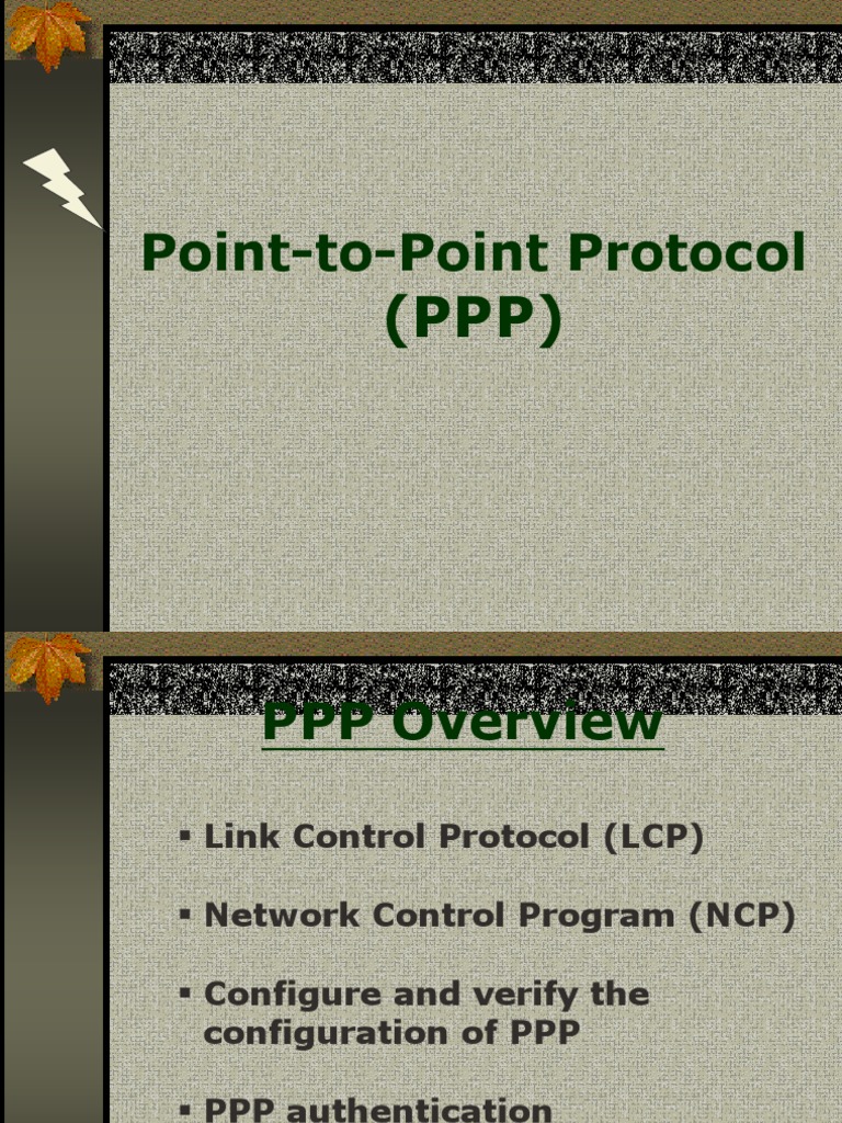 Point To Point Protocol | PDF | Media Technology | Computer Network