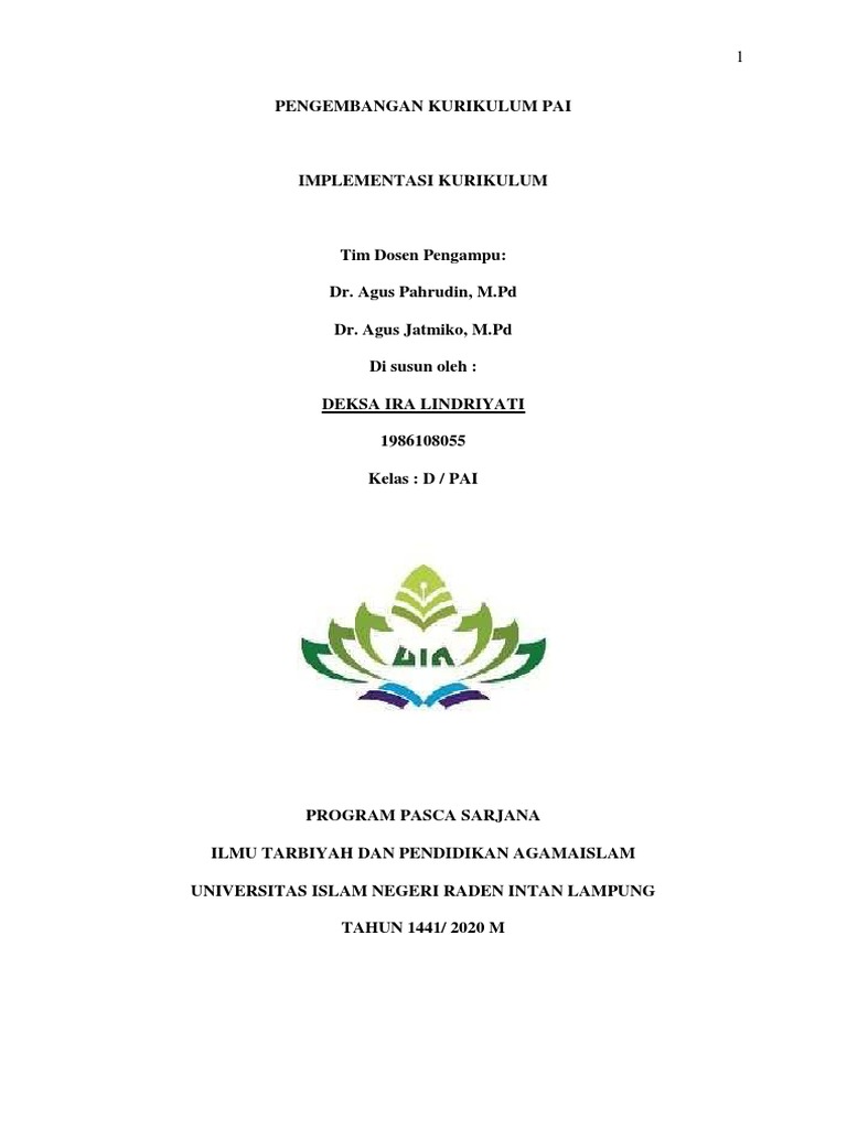 Implementasi Kurikulum | PDF