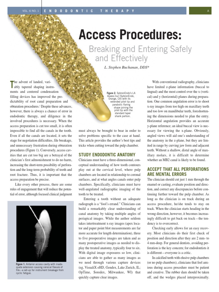 Access Procedures:: Breaking and Entering Safely and Effectively ...