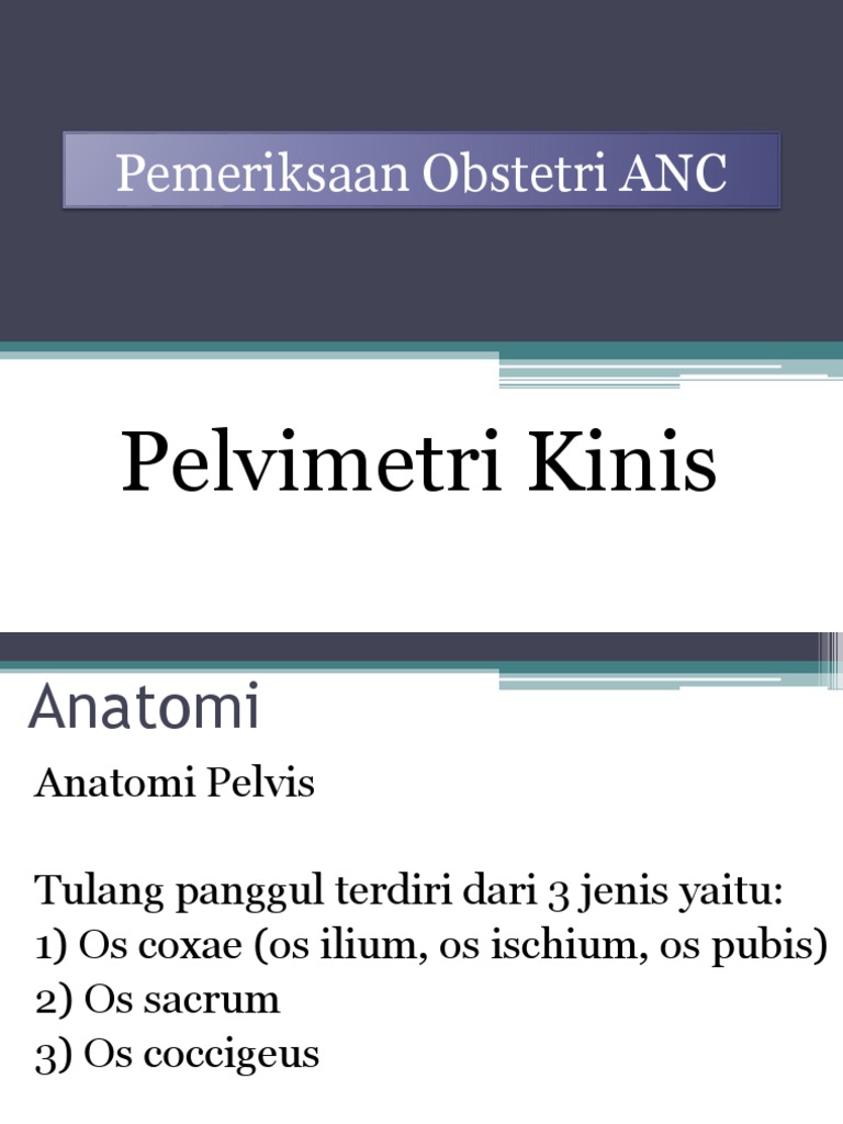 Pelvimetri Klinis | PDF