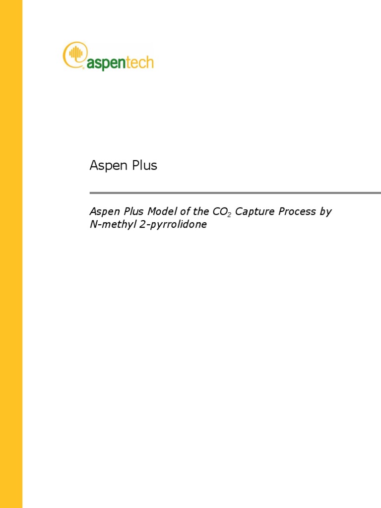 Aspen Plus NMP Model | PDF | Vapor | Solubility