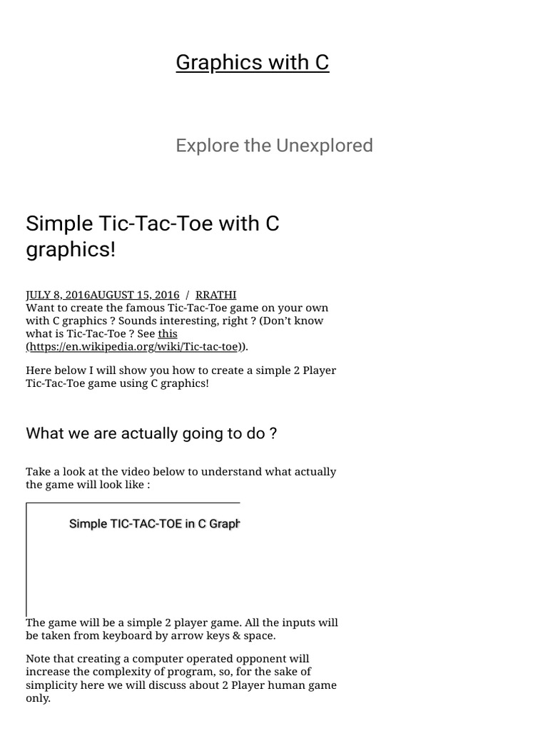 Graphics With C: Explore The Unexplored | PDF | Function (Mathematics ...