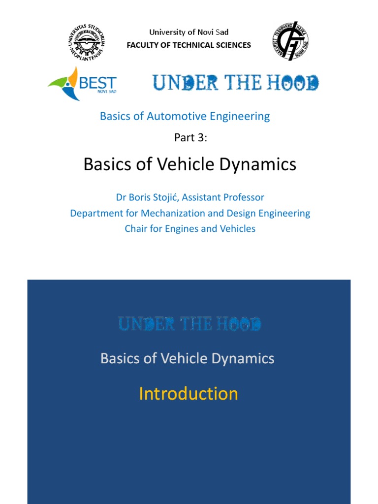 Vehicle Dynamics | PDF | Transmission (Mechanics) | Force