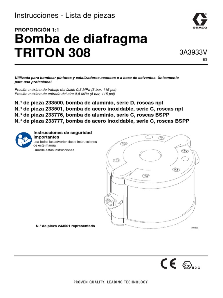Triton 308 - Graco | PDF | Bomba | Science