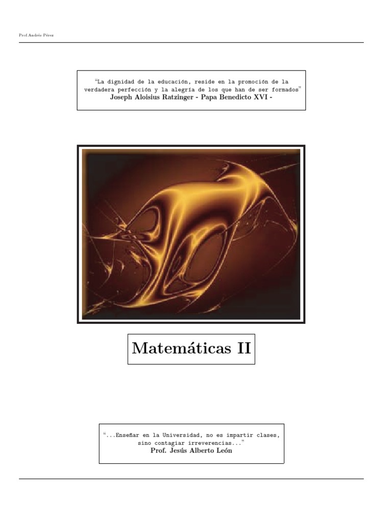 Guia Practica de Matematicas 2 | PDF | Integral | Teoría del operador