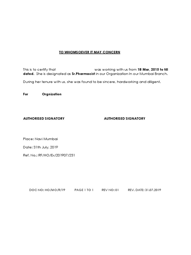 Short HR Doc Cert | PDF | Career & Growth | Business